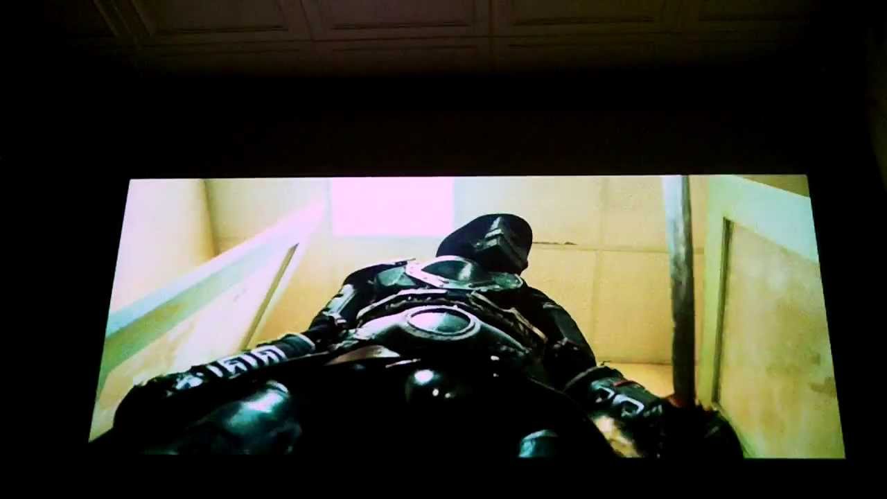 Optoma ML500 LED 92" projection (2) - YouTube