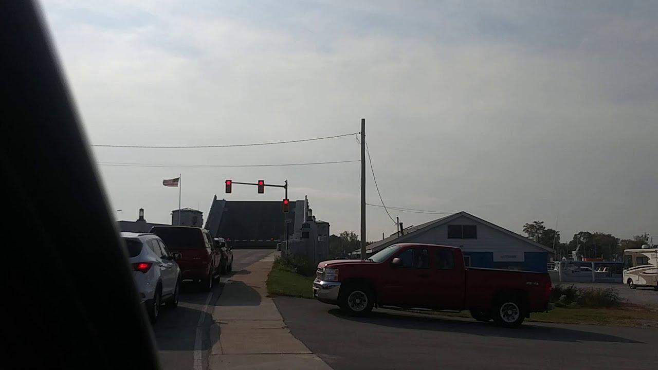 Portage River Draw Bridge (Ottawa County, Ohio) - YouTube