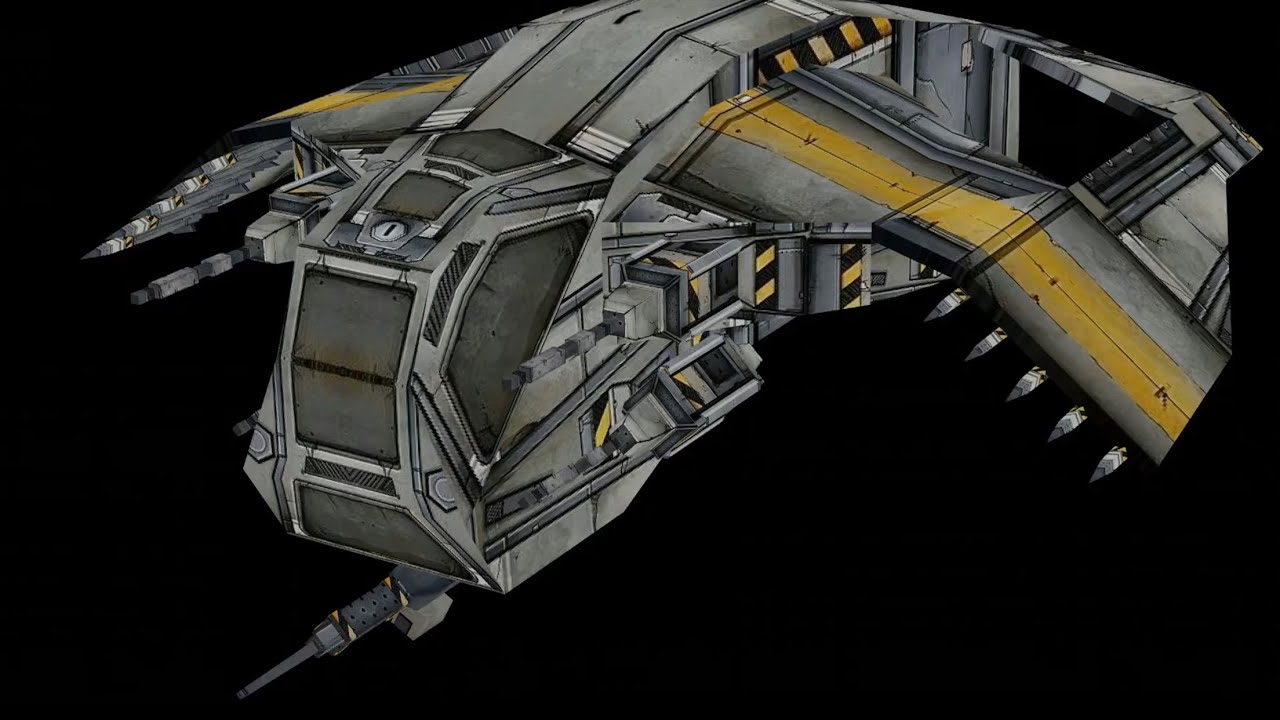 PS1-style Spaceship - YouTube