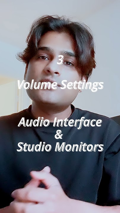 Best Volume Settings | Studio Monitors & Audio Interface #youtubeshorts #fyp #musicproduction ...