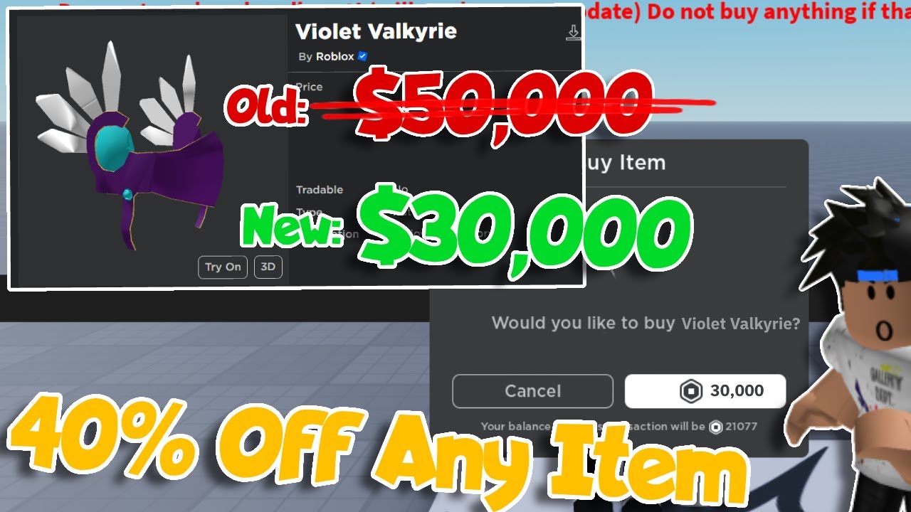How To Easily Save 40% Off Any Roblox Item 2024 - YouTube