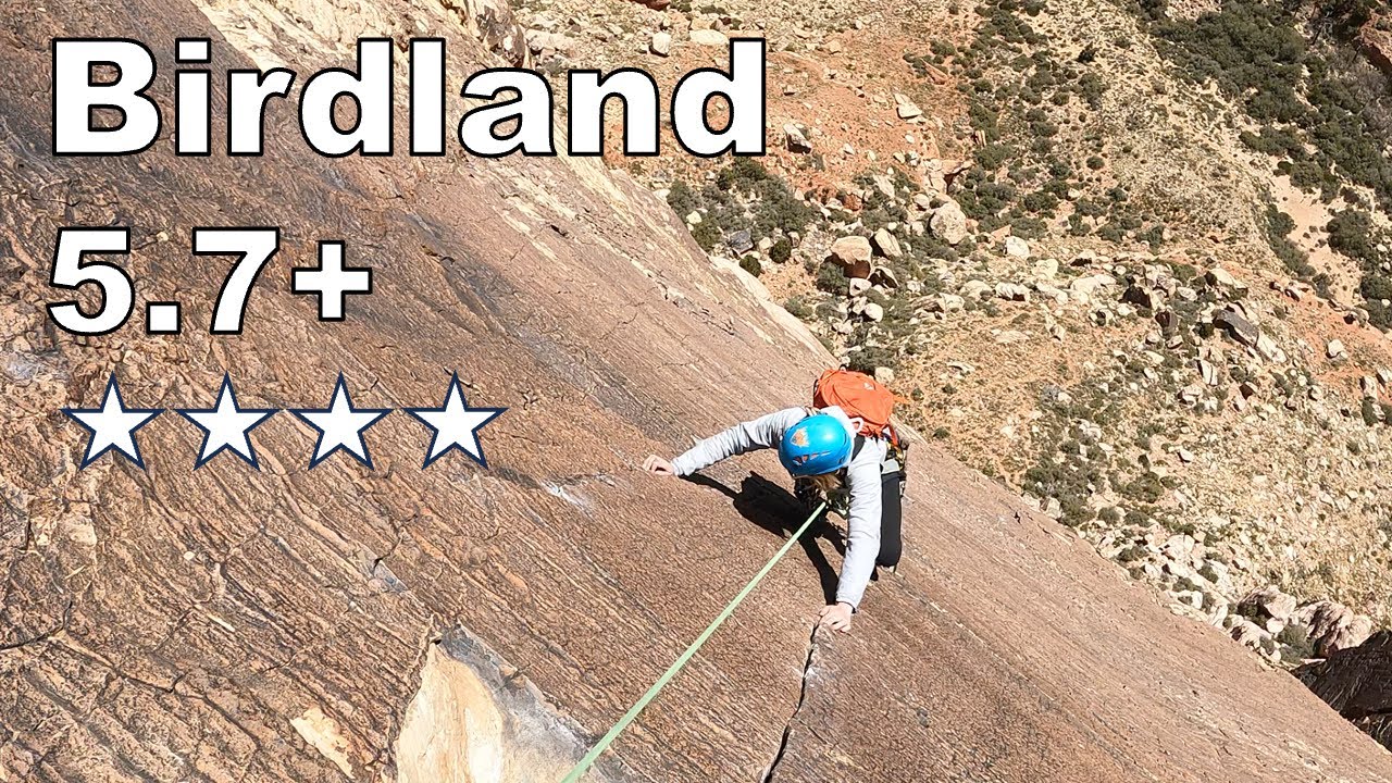Birdland 5.7+ Red Rocks Multi Pitch - YouTube