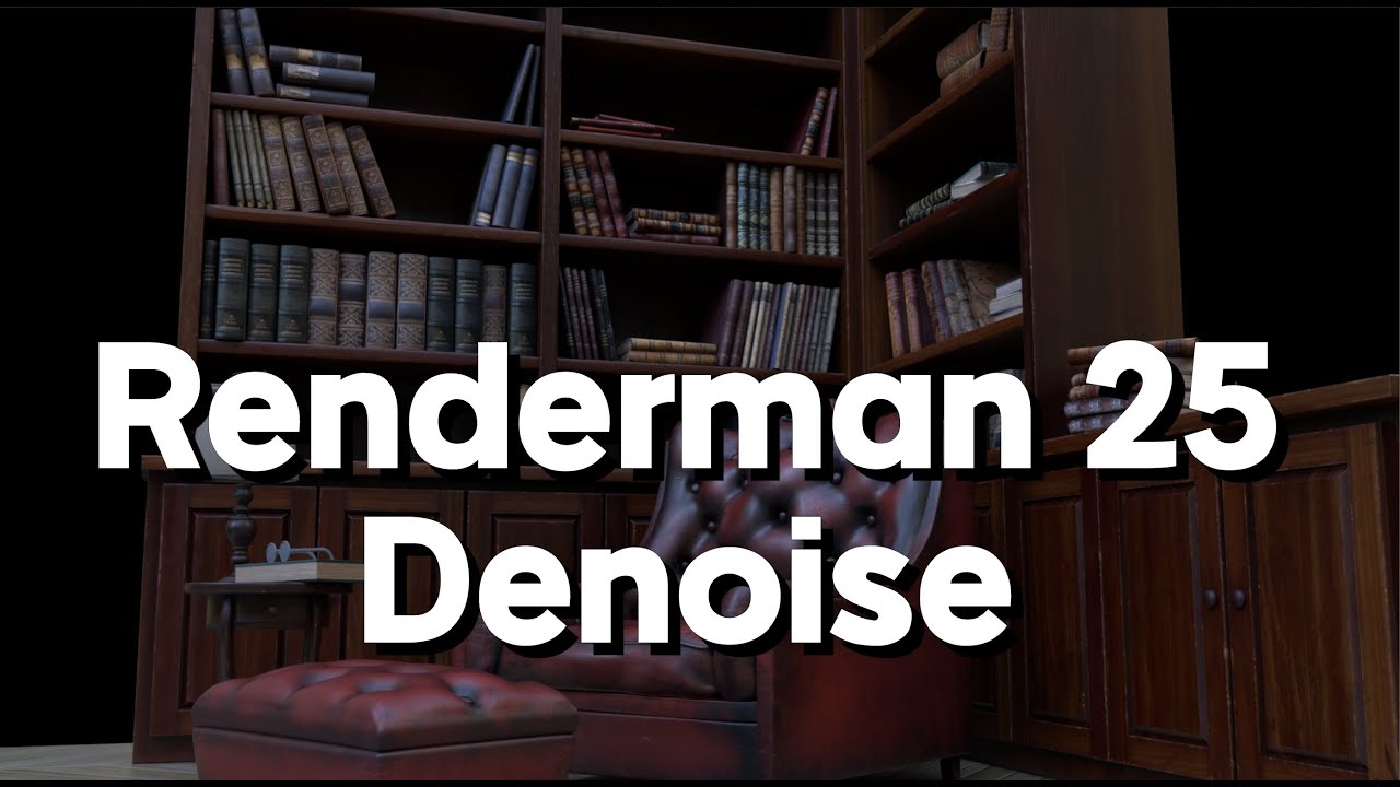 RenderMan - 랜더맨 25 Denoise 테스트 - YouTube
