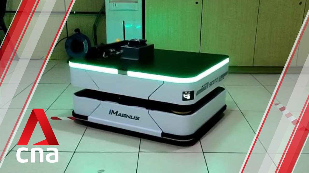 Autonomous roving robot made in Singapore can carry loads of up to ...