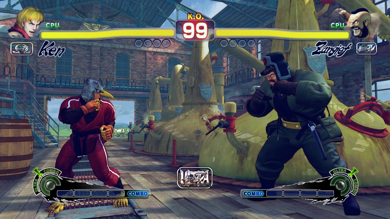 Ken vs Zangief! SF4 Remarkable AI Battle! - YouTube