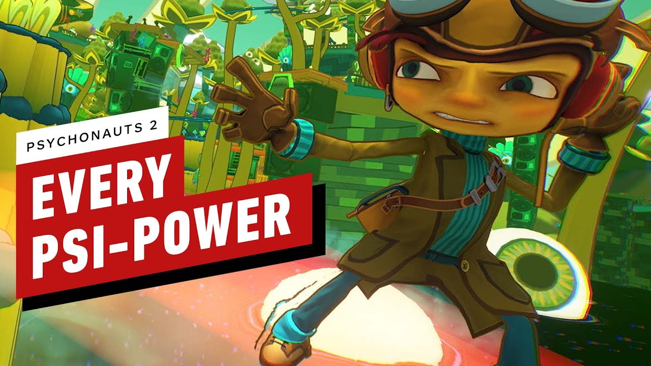 Every PSI-Power In Psychonauts 2 - YouTube