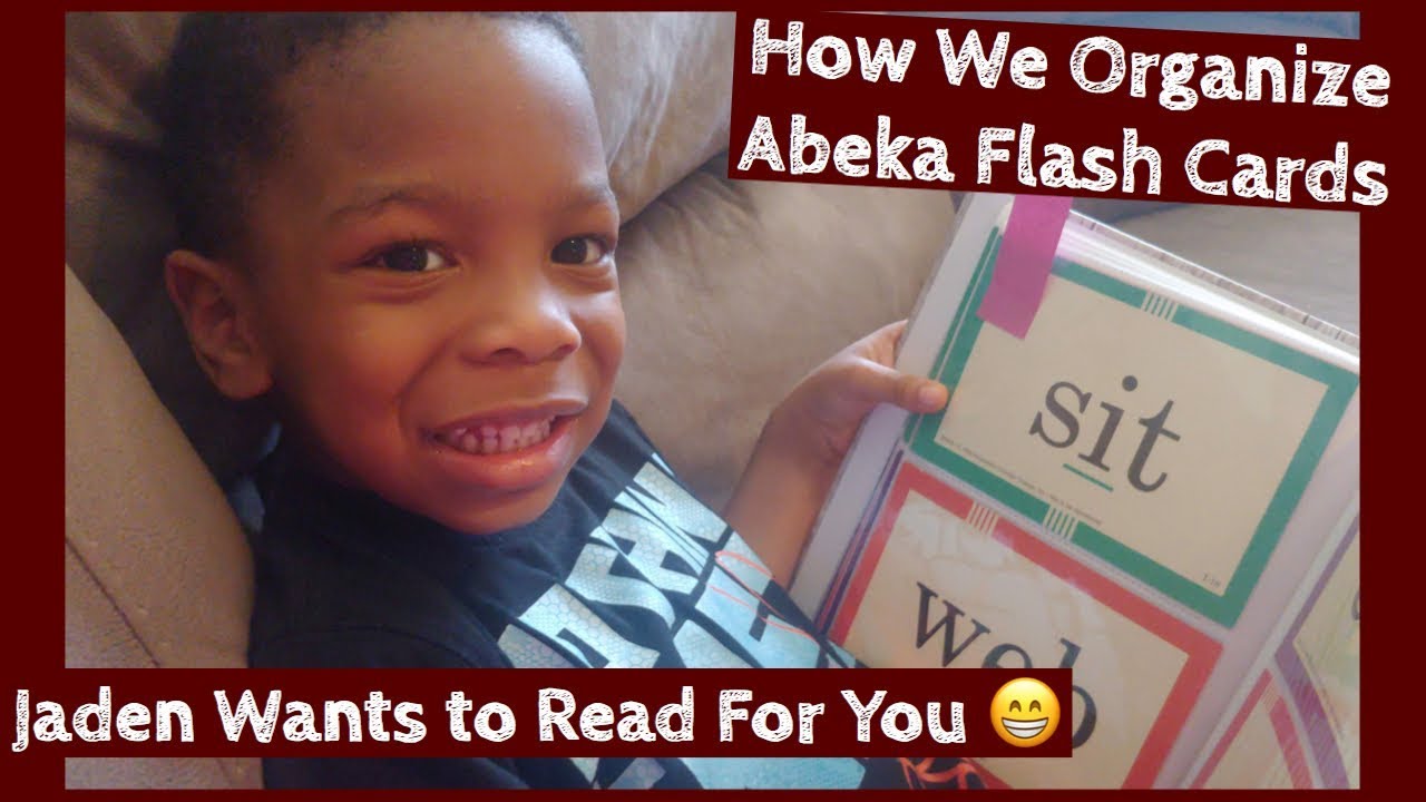 How We Organize Abeka Flash Cards - YouTube