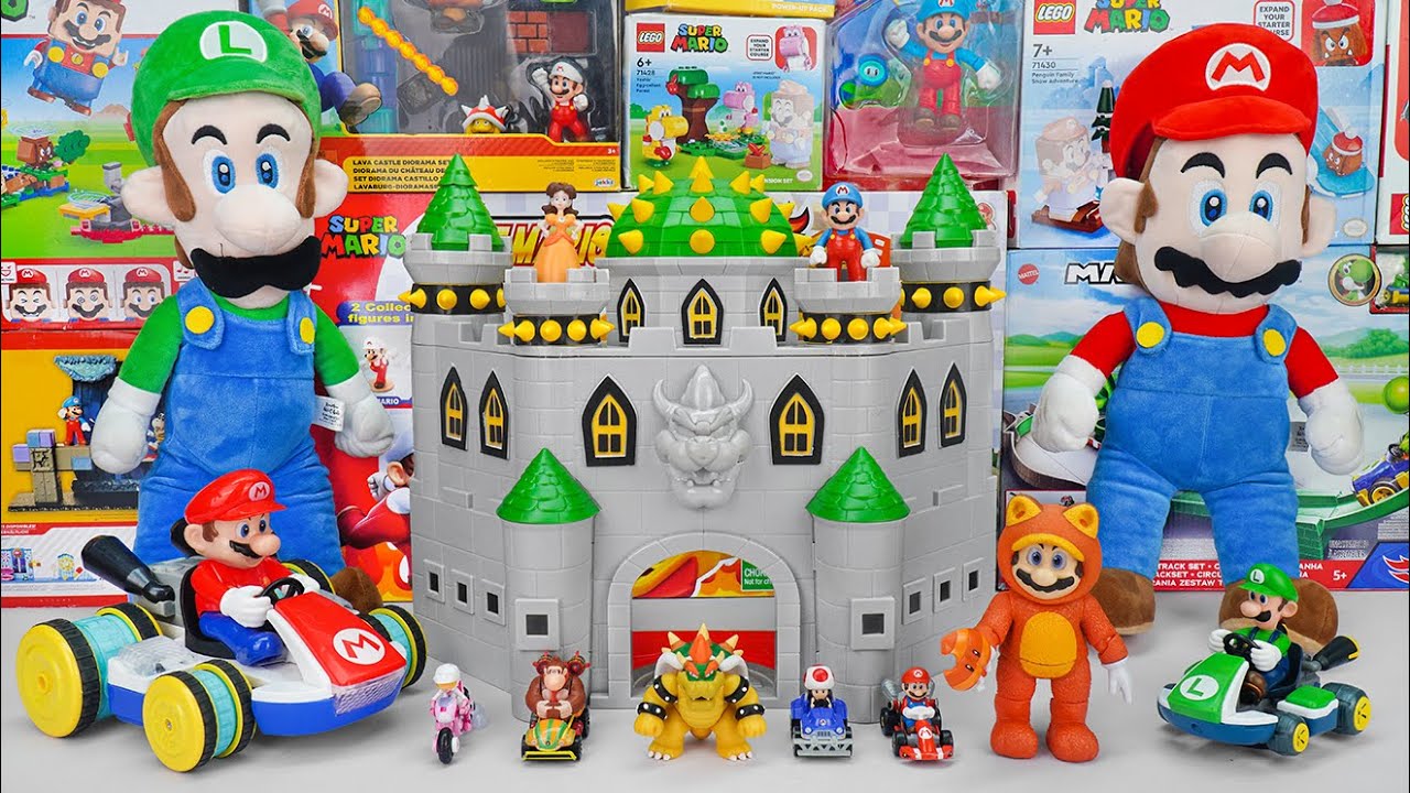 93 Minutes of Satisfying ASMR Unboxing 🏰 Super Mario Bros Nintendo ...
