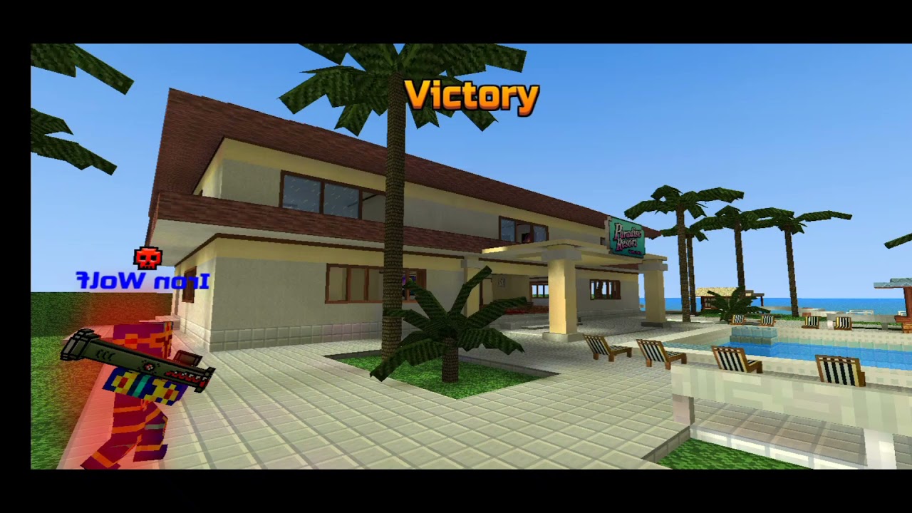 Paradise resort pixel gun 3d game - Android Gameplay - YouTube