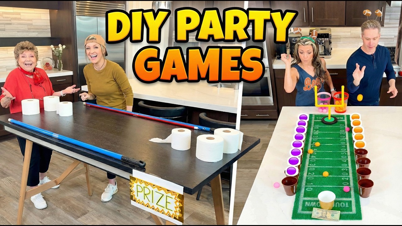2 Fun Homemade Game Ideas 🏈 - YouTube