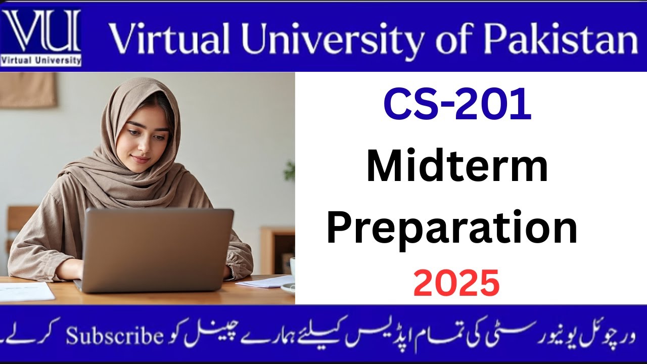 CS 201 Midterm Preparation 2025 | Most Important mcqs - YouTube