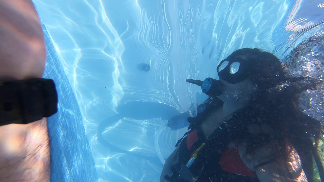 Amy's Scuba try out - YouTube