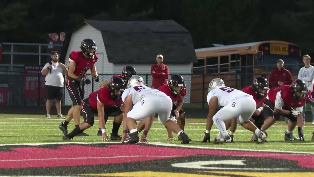 Dover Crimson Tornadoes vs. Canfield Cardinals high school football ...
