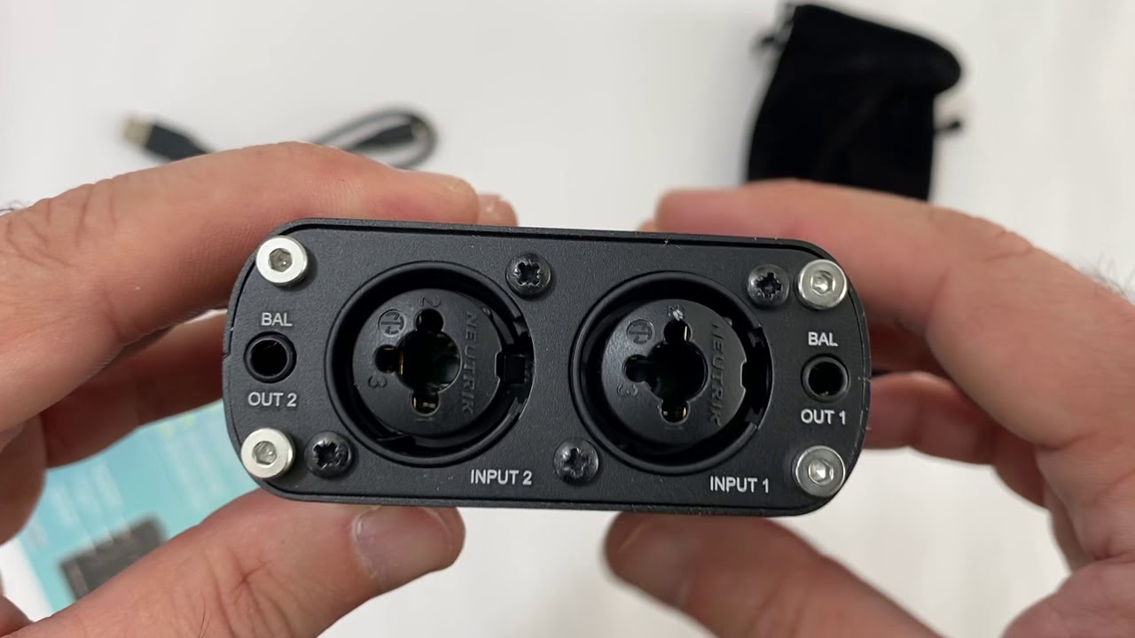 clean iOS preamps - unwrapping Centrance Mixerface R4R and port tour ...