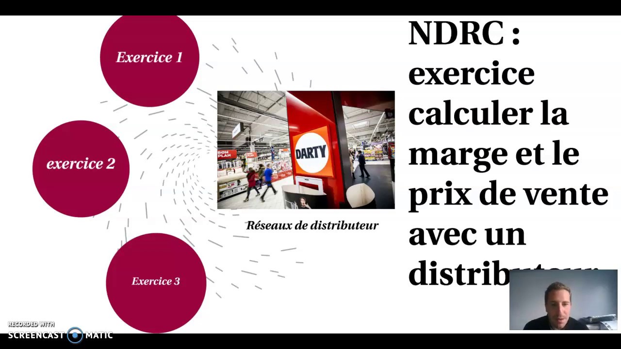 caluler la marge et le prix de vente distributeur - YouTube