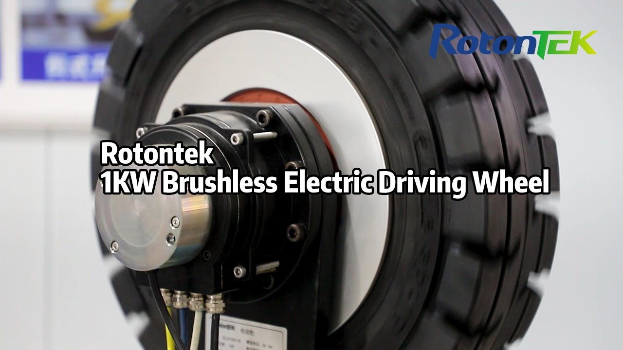 Rotontek 1KW Brushless Electric Driving Wheel DL1000 1 29 - YouTube