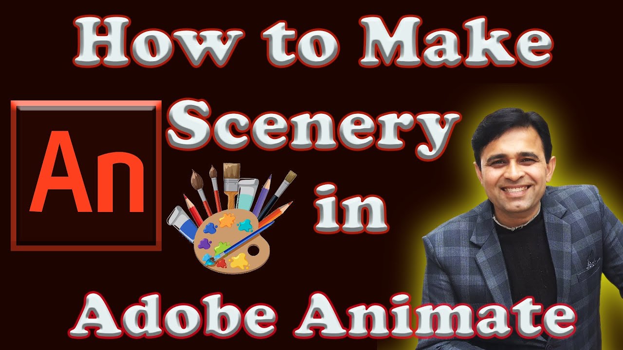 How are layers useful in Adobe Animate to make scenery (Tutorial - 3 ...
