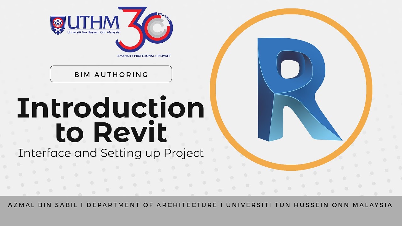 Autodesk Revit - Fundamental Interface and Project Start-up - YouTube