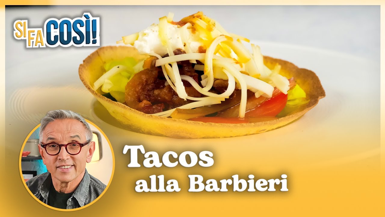Tacos alla Barbieri - Si fa così | Chef BRUNO BARBIERI - YouTube