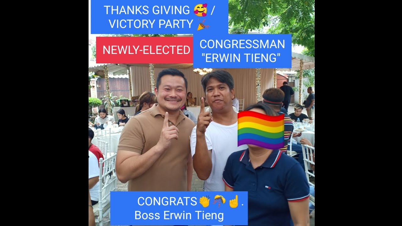 THANKSGIVING PARTY w/ NEWLY-ELECTED CONGRESSMAN "ERWIN TIENG" - YouTube