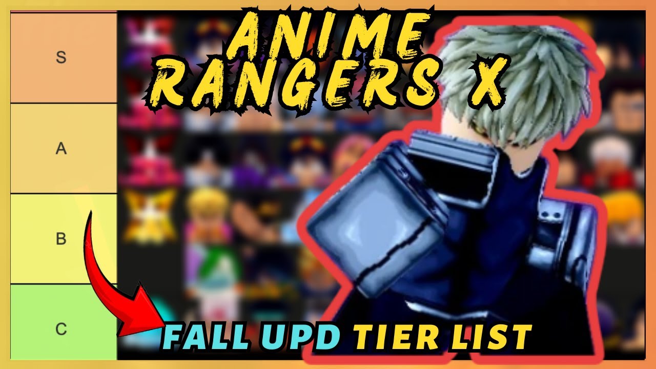 [FALL UPDATE] Anime Rangers X Tier List – The Meta Has Changed! - YouTube