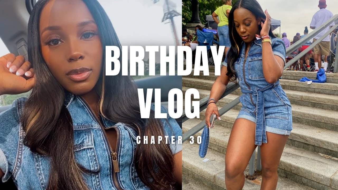Birthday Vlog: hair appointment + brunch + ATL r&b music festival - YouTube
