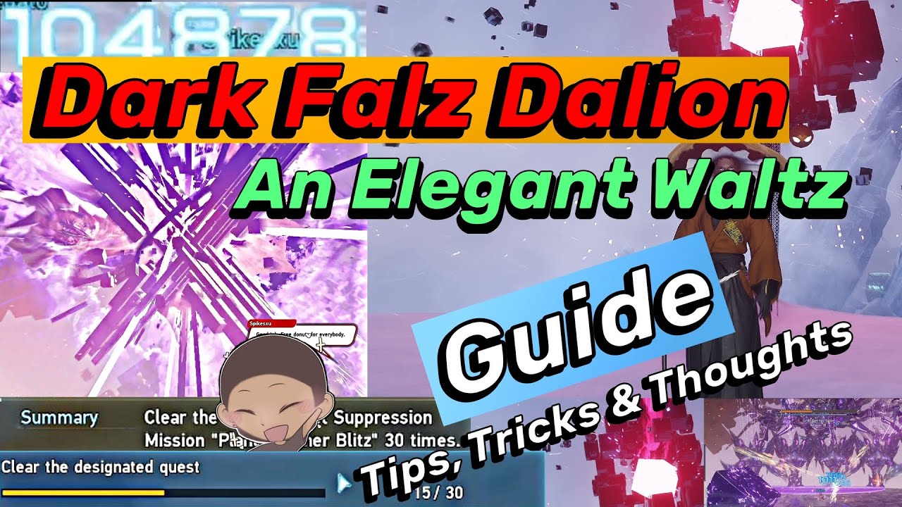PSO2 NGS | DARK FALZ DALION GUIDE - Walkthrough - Thoughts ...