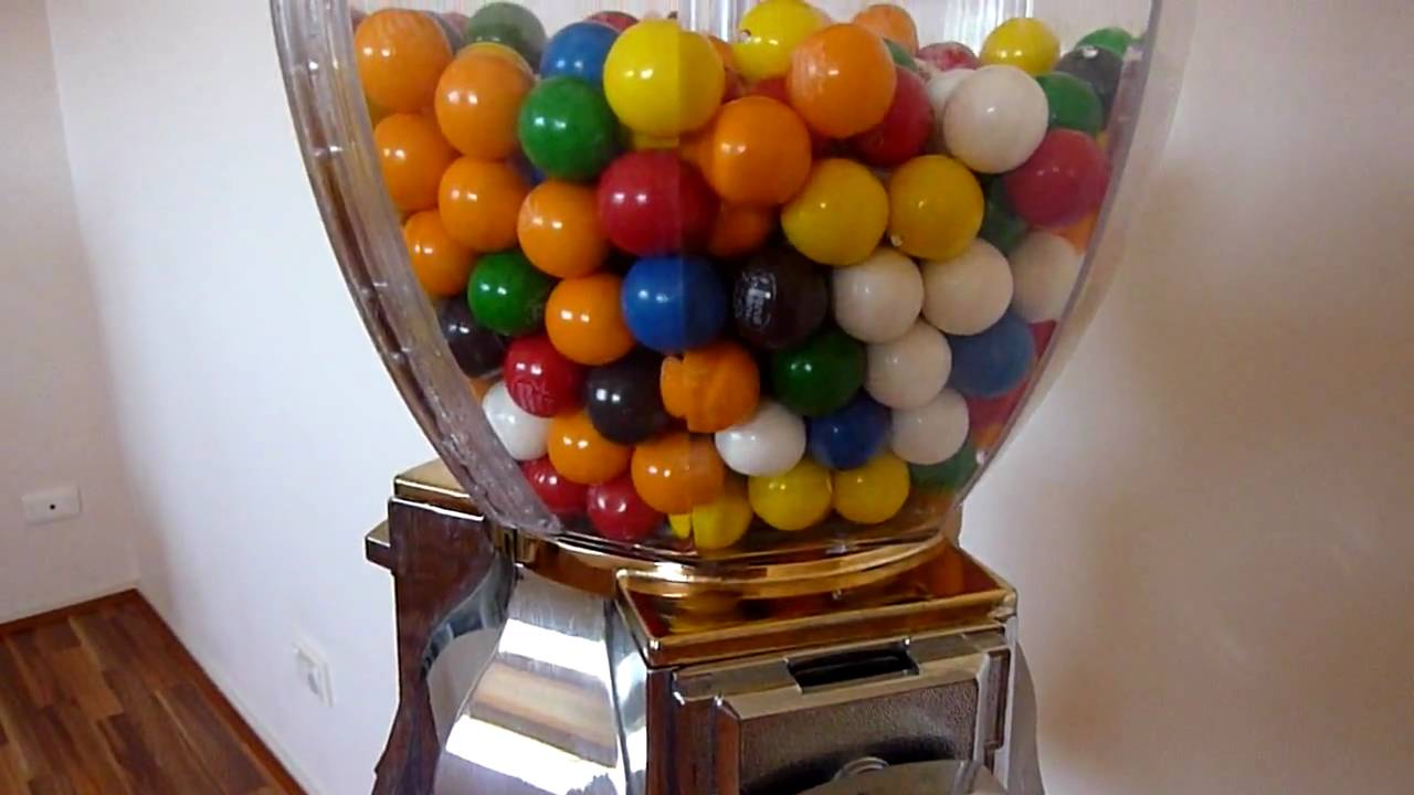 Gumball Vending Machine - Lion Vending - YouTube