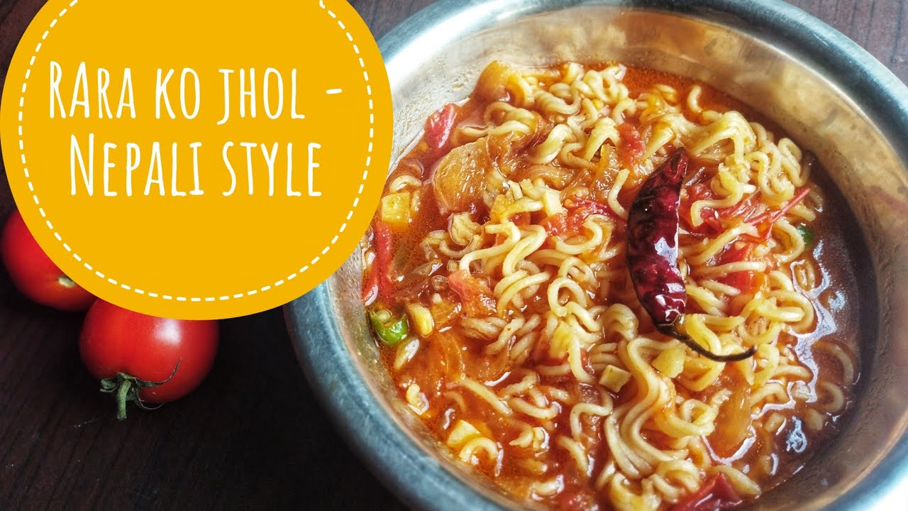 RARA KO JHOL | super tasty and super easy | rara soup | noodles soup ...