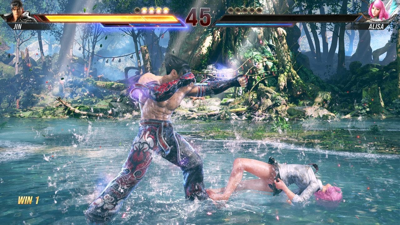 Tekken 8-Jin vs Alisa School Uniform(Barefoot) - YouTube