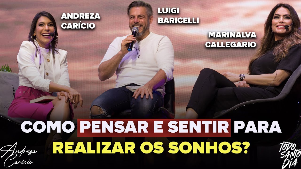 Andreza Caricio e Marinalva Callegario entrevistam Luigi Baricelli ...