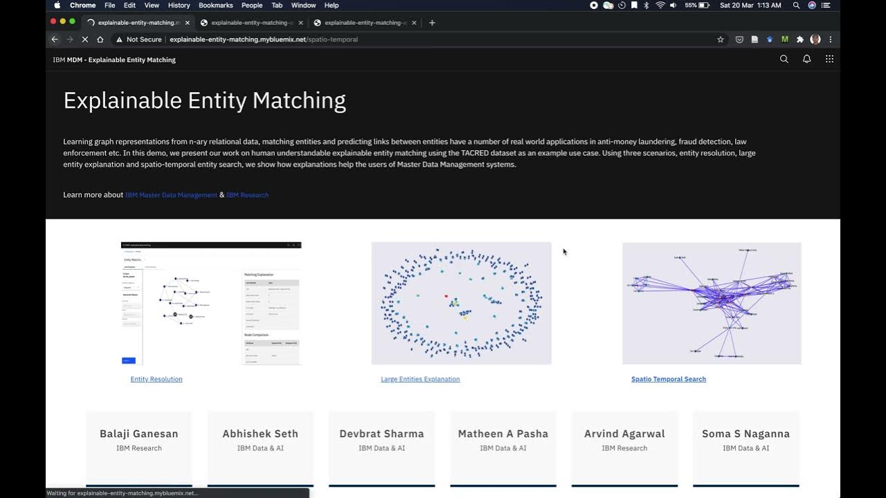 Explainable Entity Matching - YouTube