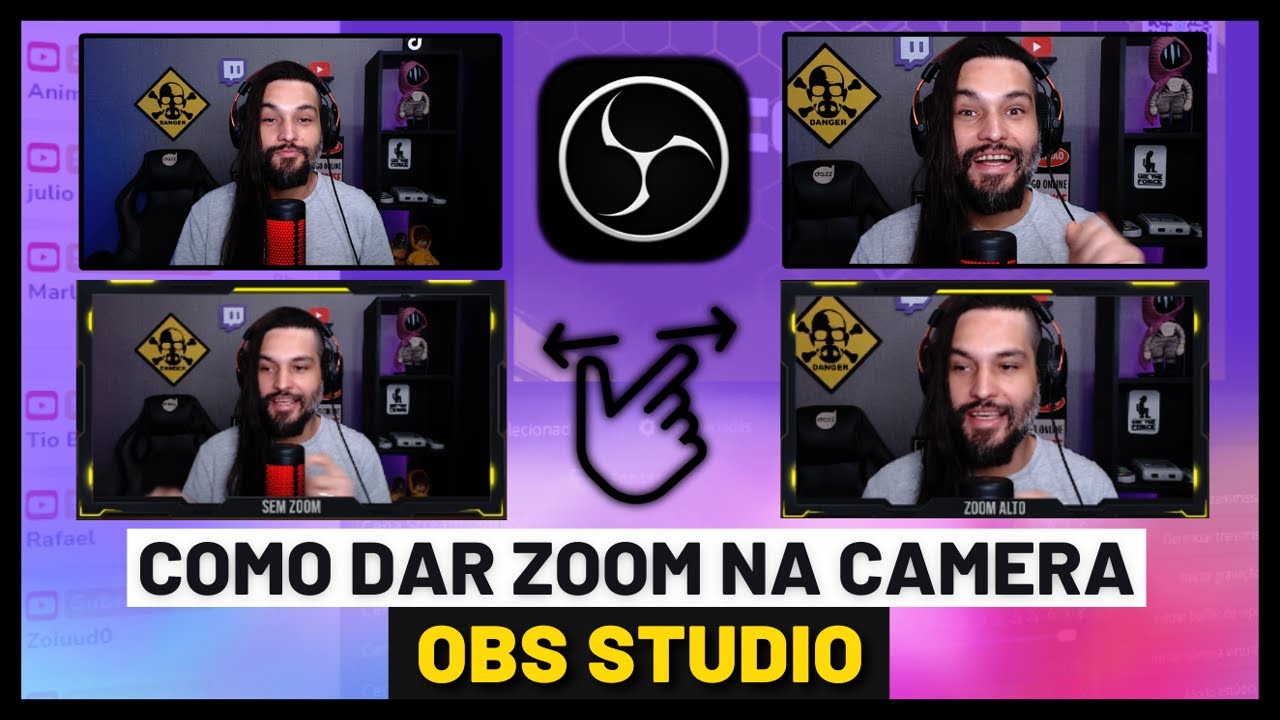 Como dar ZOOM na camera no OBS Studio (VÁRIAS FORMAS) Guia do Streamer ...