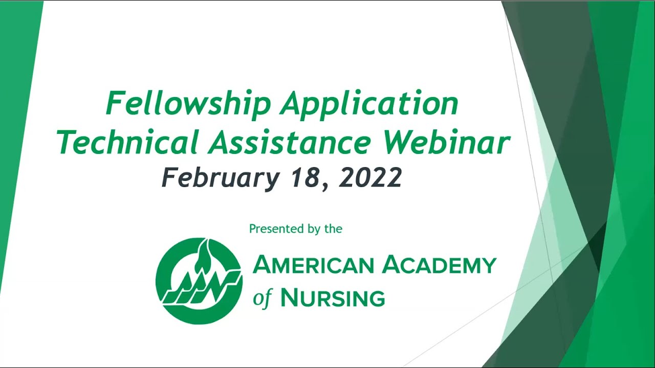 2022 Fellowship Application Technical Assistance Webinar - YouTube