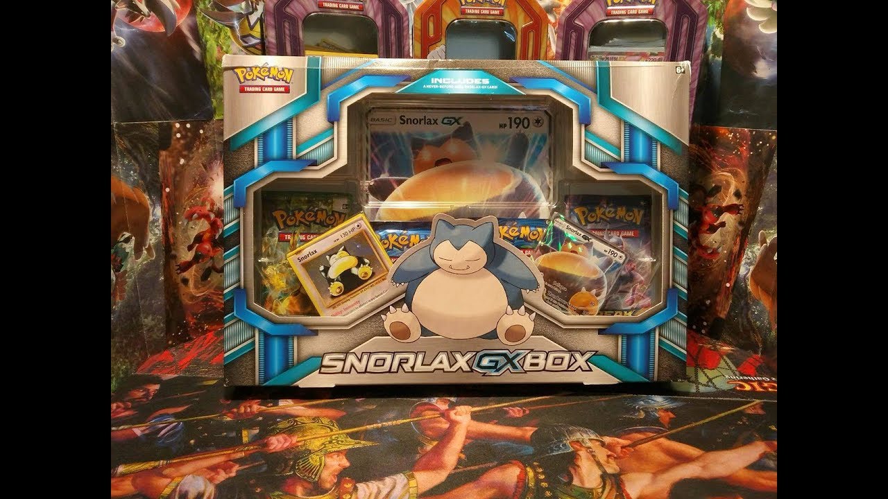 Snorlax GX Box! WE PULLED GOLD!! - YouTube