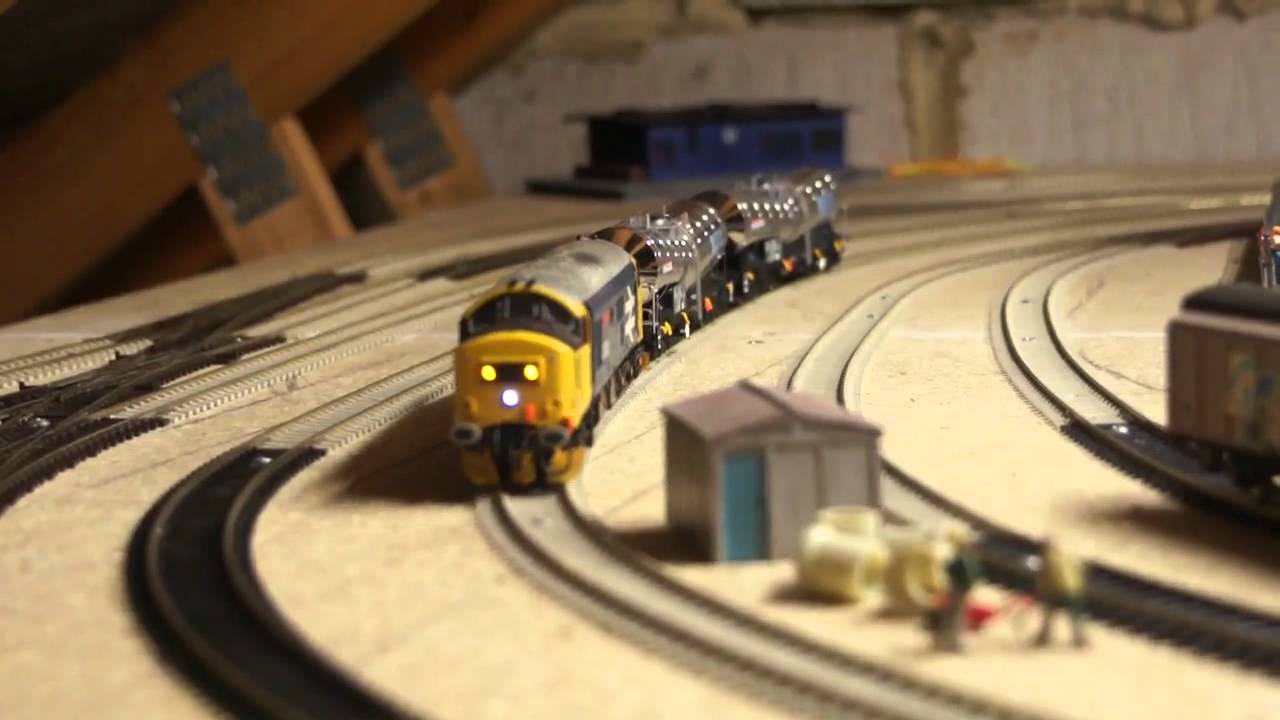 Fiddle yard track completed. - YouTube