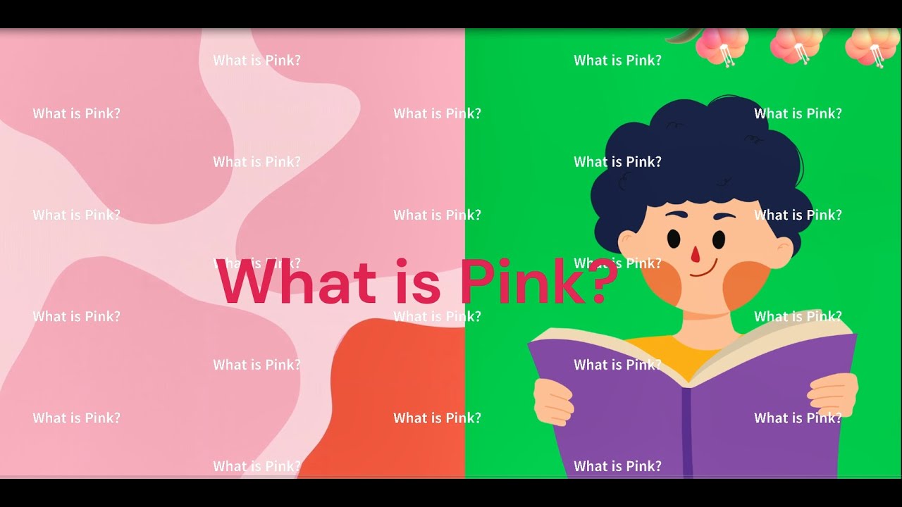 English for kids Học tiếng anh cùng bé The poem What is Pink - YouTube