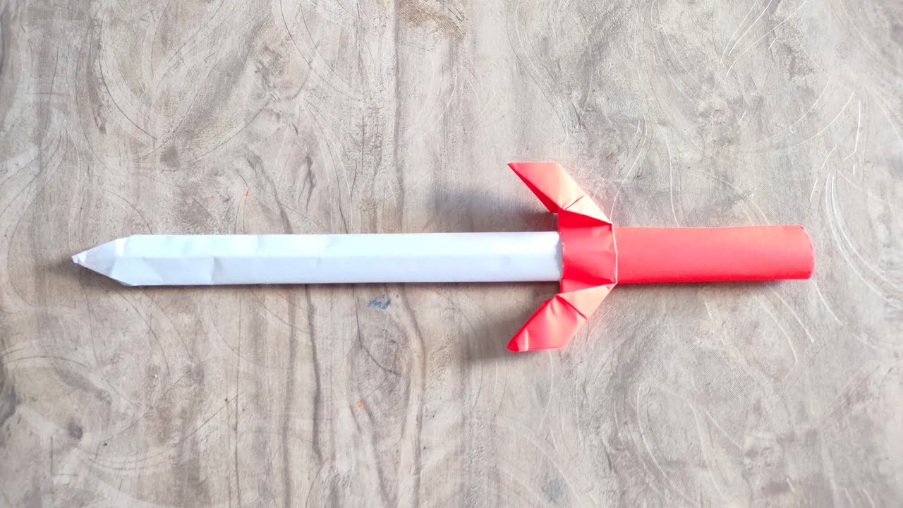🗡️ How to make paper sword easy to make paper sword origami paper sword ...
