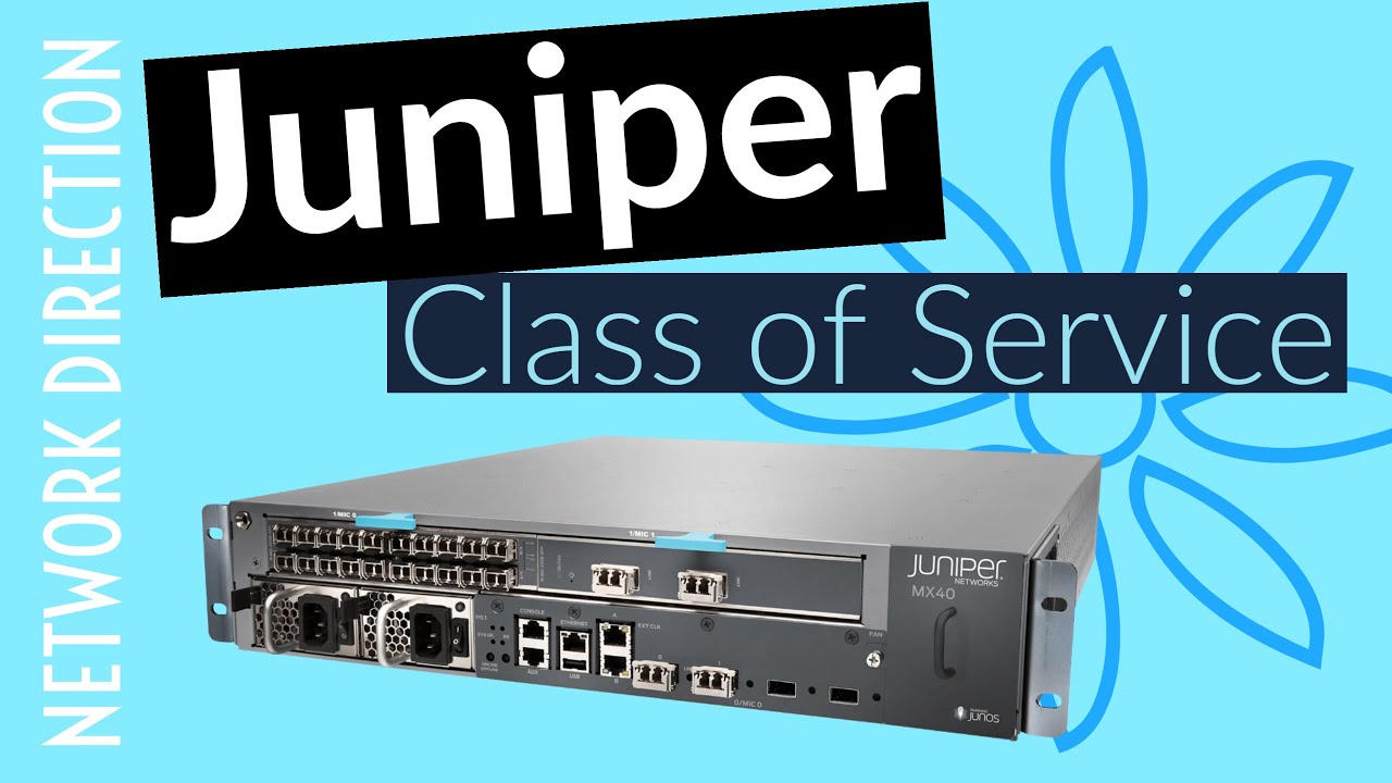 Configuring Class of Service | Juniper - YouTube