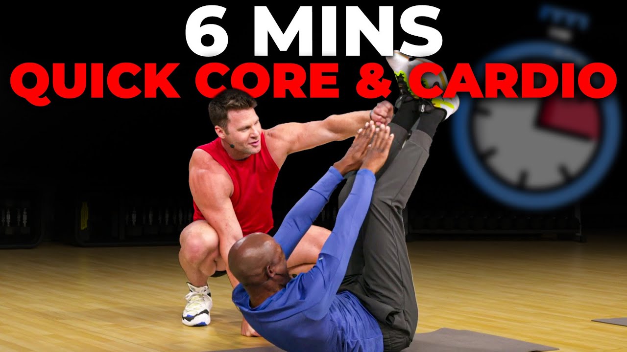 6 MINUTES Cardio and Core Workout with Modifications | No Equipment ...