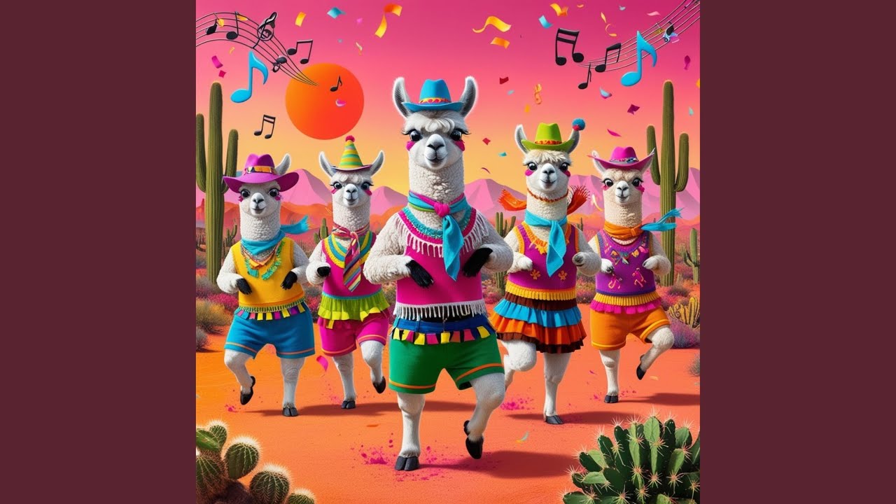 Dancing Llamas - YouTube