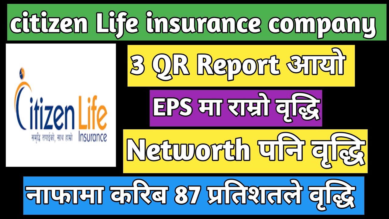 citizen Life insurance company 3 quarter report | citizen Life ...