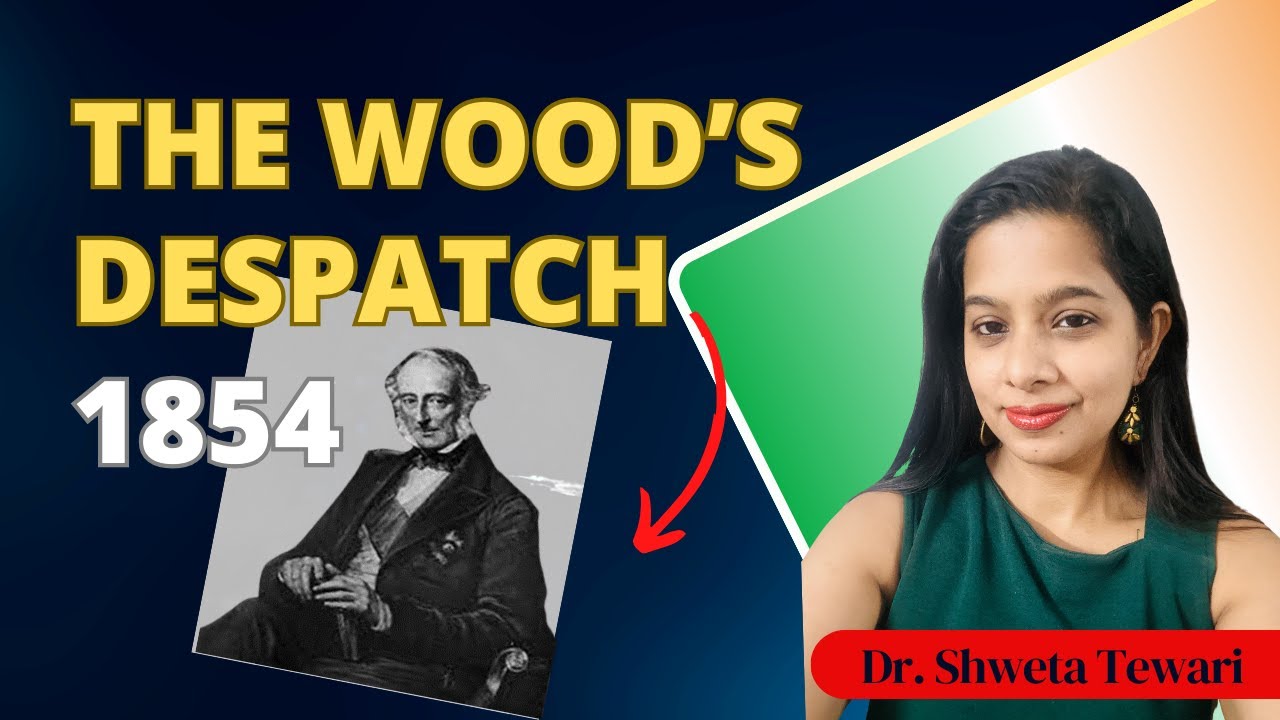 The Wood's Despatch 1854 | Development of Education in India - YouTube
