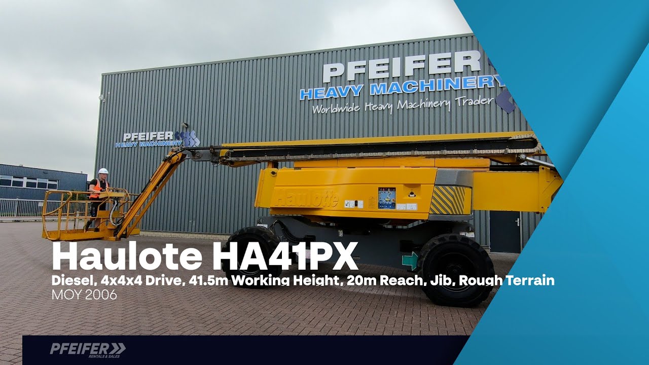 Haulotte HA41PX 2008 - YouTube