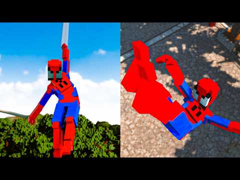 Realistic SPIDER-MAN Ragdoll Fails | Teardown