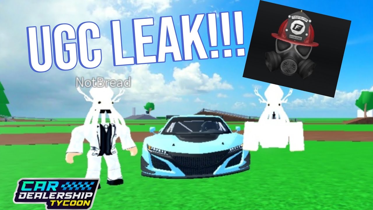 NEW UGC LEAK IN Car Dealership tycoon!! | Mird CDT - YouTube