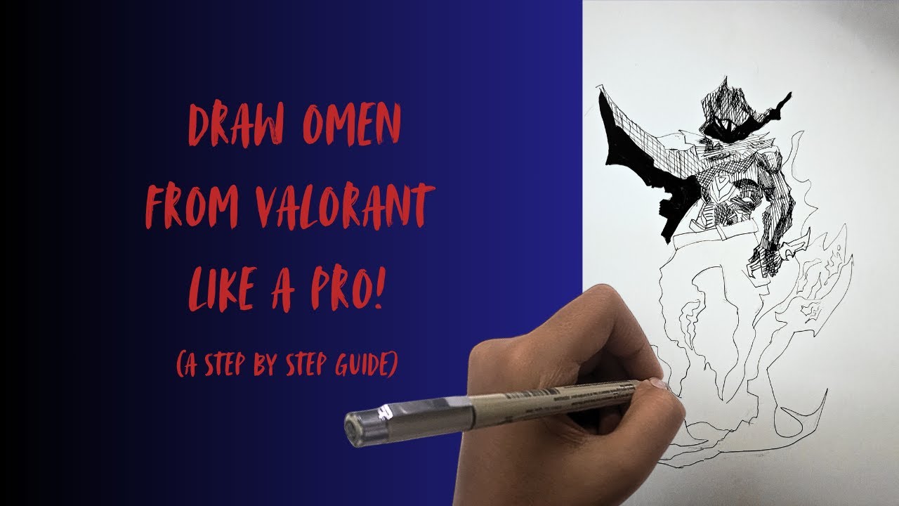 Draw Omen in 18 Minutes and Shock Your Friends! Pt.1 - YouTube