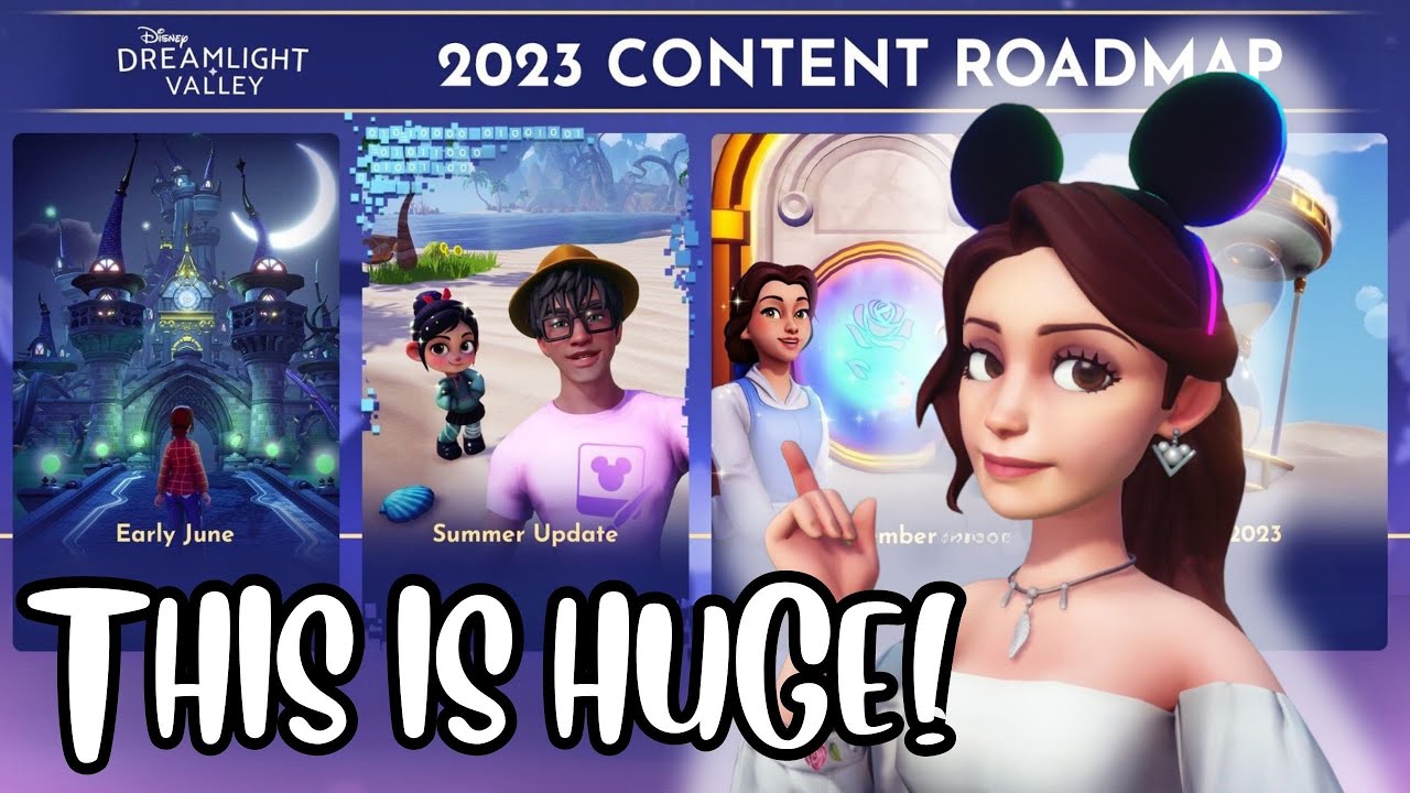 NEW 2023 Roadmap REVEALED! New BIOMES! Disney Dreamlight Valley - YouTube