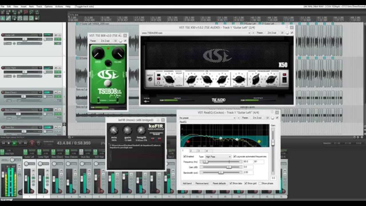 TSE x50 V1 - Metal guitar tone (free vst amp simulation) - YouTube