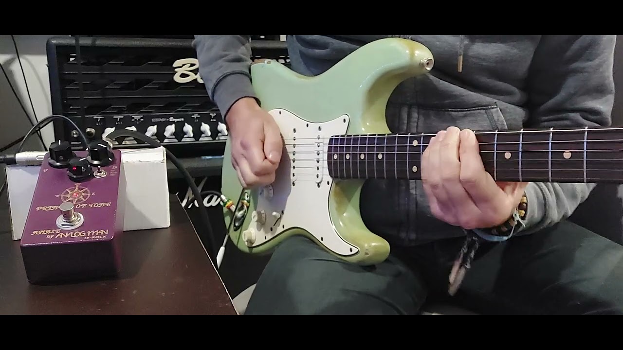 ly rock clone of analogman prince of tone with strat - YouTube